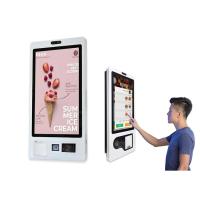 China 23.8 Inch Built In Thermal Printer Ticket Vending Machine Payment Ordering Kiosk Machine for sale