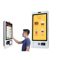 China Restaurants Touch Screen Digital Signage KioskFast Food QR Self Service Ordering Kiosk for sale