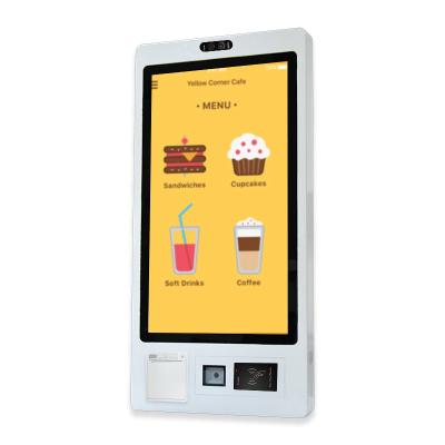 China Self Service Restaurant Win Touch Screen Kiosk Menu POS Payment Ordering Food for sale