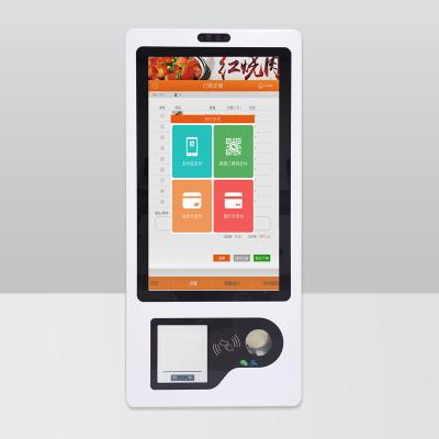 China 23 27 32 Inch Self Checkout Machine Payment Terminal Fast Food Ordering Kiosks for sale