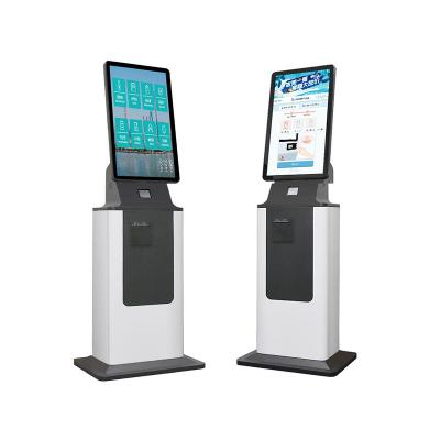 China Touch Screen Hotel Automatic Payment Terminal Kiosk with IP65 Rating and SDK Support for Cash Check-in Self Service for sale
