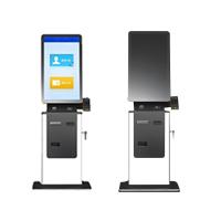 China 32 Inch Self Service Hotel Check in Kiosk with Acceptor Camera and RFID Card Dispenser for sale