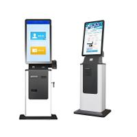 China Hospital Hotel Self Service Kiosk with Touch Screen Printer Check in Cash Payment SDK Compatible Optional Barcode Reader for sale