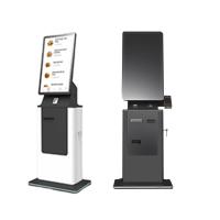 China Floor Standing Touch Screen Hotel Automatic Payment Terminal Kiosk Self Service Cash Check in Terminal Kiosk for sale