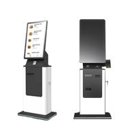China Touch Screen Room Card Dispenser Ticket Printer Kiosk Self Check in Hotel Self Service Cash Acceptor Payment Kiosk Machine for sale
