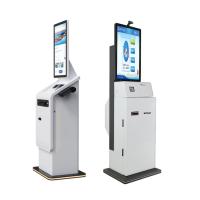 China Touch Self Service Payment Kiosk Cash Deposit Machine QR Code Scanner Thermal Printing Cash Currency Exchange Payment Kiosks for sale