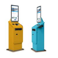 China Metal Case Self Service Kiosk Terminal with Interactive Touch Screen and Coin Cash Dispenser for sale