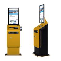 China OEM 27/32 Inch Android/Win Self Service Payment Kiosk with Touch Screen A4 Printer/QR Scanner/Cash Dispenser Coin Recycler for sale