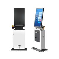 China OEM ODM Auto Pay Self Service Hotel Hospital Ticket Printer QR Scanner Automated Check in Kiosk Self Payment Machine for sale