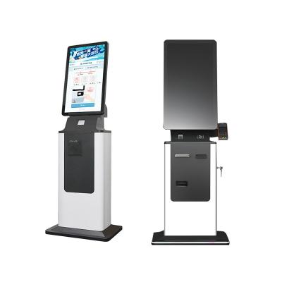 China Cash And Card Automatic Self Payment Machine Multi Touch Screen for sale