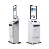 China High Durable Hotel Check In Kiosk For Businesses With Printer Scanner And Camera Kiosk for sale