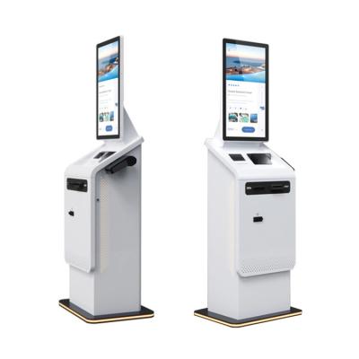 China High Durable Hotel Check In Kiosk For Businesses With Printer Scanner And Camera Kiosk for sale