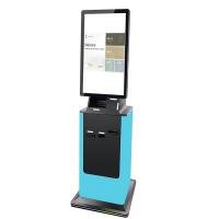 China Thermal Printer Touch Screen Kiosk With Credit Card Reader Library Kiosk for sale
