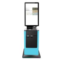 China Thermal Printer Touch Screen Kiosk With Credit Card Reader Library Kiosk for sale
