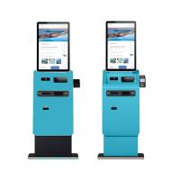 China Self-service Hotel Check-in Kiosk with Thermal Printer and Magnetic Card Ticket Type for sale