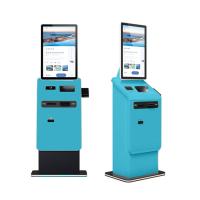 China Self-service Hotel Check-in Kiosk with Thermal Printer and Magnetic Card Ticket Type for sale