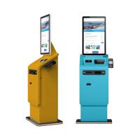 China Self Check-in Kiosk for Airline Ticket Payment Passport Check and Hotel Card Dispensing for sale