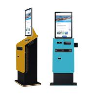 China Crtly Touch Screen Self Service Booth Printer Bill Cash Payment Kiosks Car Wash Self Check In Kiosk for sale