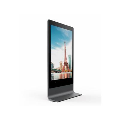 China Android System Touch Screen Digital Signage Kiosk 55 Inch Floor Standing for sale