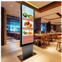 China Indoor Digital Signage Kiosk 43 Inch Wide View Free Stand LCD Advertising Player for sale