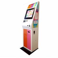 China Outdoor Self Service Parking Payment Kiosk With Voucher Printer Ticket Vending for sale