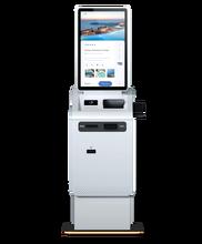 China Lightweight Automatic Check-In Terminal With Card Reader And Printer Smart Parking Payment Kiosk for sale