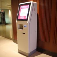 China Order Payment Terminal Kiosk Floor Stand Machine Hotel Self Check In Kiosk Cash for sale