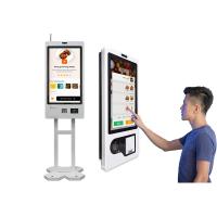 China Crtly Fast Food 15.6 21.5 27 32 Inch Self Service Payment Ordering Kiosk Touch Screen Android POS Self Checkout Machine for Restaurant for sale