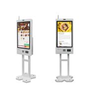 China 23.8 INCH Supermarket Self Checkout Kiosk with Ticket Printing and RFID Reader for sale
