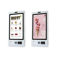 China QR Scanner Self Pay Kiosk with Custom Logo Ticket Printing RFID Reader for sale
