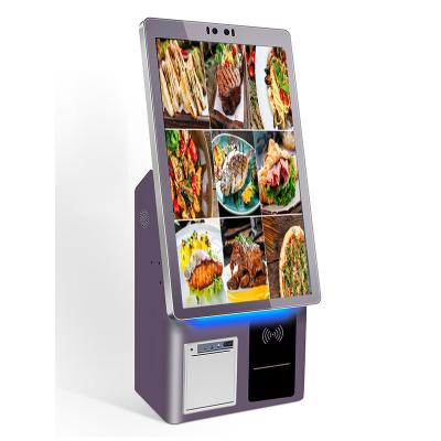 China Advanced LCD Touch Screen Display Food Order Machine Self Order Kiosk In Restaurant for sale