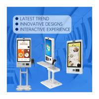 China Indoor Restaurant Self Ordering Kiosk With Capacitive Touch Screen Technology for sale