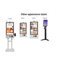 China Capacitive Touch 10 Point Self Service Kiosk for Ticket Printing and Optional QR Code for sale