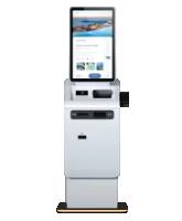 China Self Service Kiosk 32 Inch Capacitive Touch Hotel Airport Currency Exchange Self Payment Kiosk for sale