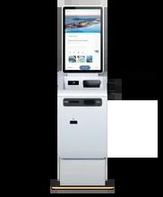 China Self Service Kiosk 32 Inch Capacitive Touch Hotel Airport Currency Exchange Self Payment Kiosk for sale