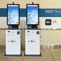 China Modern Ticket Vending Machine With LCD Display Win/Linux Software Thermal Printer for sale