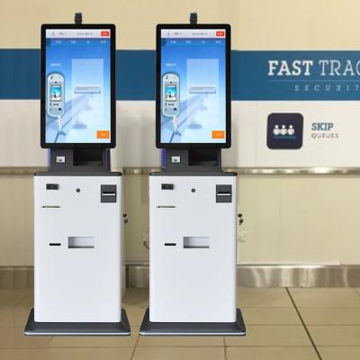 China Modern Ticket Vending Machine With LCD Display Win/Linux Software Thermal Printer for sale