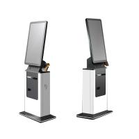 China Self Service Hotel Check In Kiosk with 27 Inch Touch Screen and Cash Deposit Function for sale