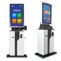 China Smart Touchscreen Ticket Vending Machine for Cash Cards Mobile Payment with Win/Linux Software for sale