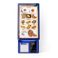 China OEM 10 15 21.5 32 Inch Hot Food Vending Machine Android Pos Terminal With Label Printer for sale