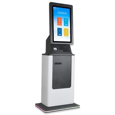 China 27 inch Payment Kiosk with Self Service ATM Cash Deposit QR Scanner Printer and Camera for sale