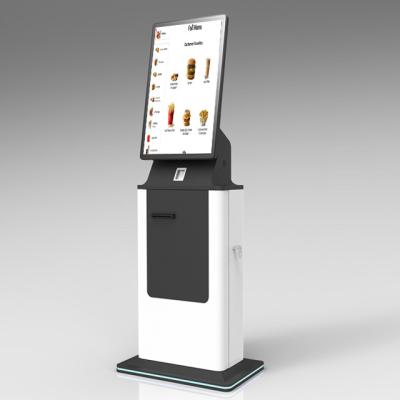China Capacitive Touch Interface Self Payment Kiosk With Biometric Security And Credit Card Payment for sale