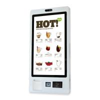 China Capacitive Touch Self Service Kiosk With Ticket Printing And Multi Function Reader for sale