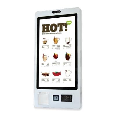 China Capacitive Touch Self Service Kiosk With Ticket Printing And Multi Function Reader for sale