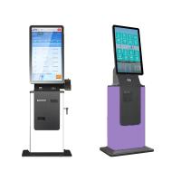 China 21.5 Thermal Paper Check In Kiosk with Capacitive Touch and Steel Enclosure for sale