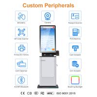 China OEM ODM Auto Pay Self Parking Station Hotel Airport Automated Check in Self Card Dispenser Ticket Printer Payment Kiosk Machine for sale