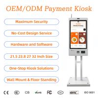 China Wall Mount Touch Screen Self Service Ordering Kiosk Restaurant Credit Card QR Code Scanner Thermal Ticket Printer Payment Kiosk for sale