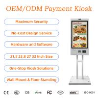 China 21.5 27 32.Inch Self Service Touch Screen Payment Terminal Wall Mounted QR Scanner Ticket Printer Ordering Payment Kiosk for sale