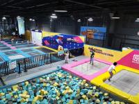 China Indoor Sports Playground for Adults and Kids Bettaplay Commercial Indoor Trampoline Park Jumping Zone Fun Park Equipment for sale
