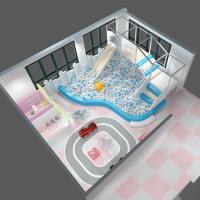 China Customized Colors BettaPlay Kids Indoor Macaron Soft Playground Small Area Play Center for Girls for sale
